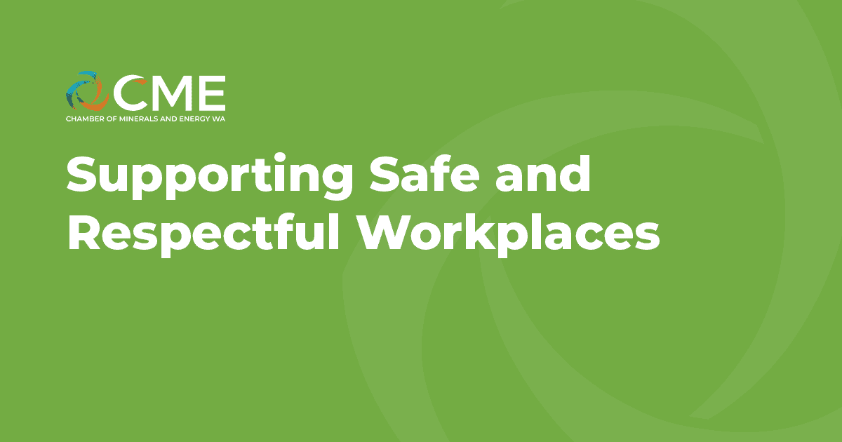 Supporting Safe and Respectful Workplaces - CMEWA