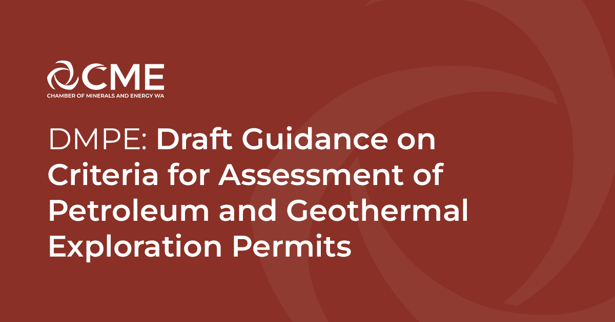 DMPE: Draft Guidance on Criteria for Assessment of Petroleum and ...